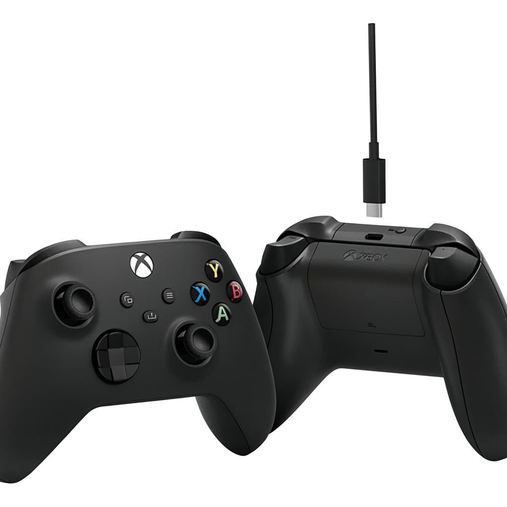 Joystick Xbox Series Black con Cable - Gamersforever